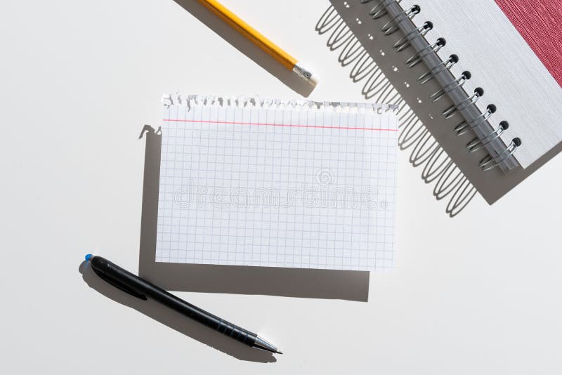 Important Message Written on Ripped Note on Desk with Pencil and ...