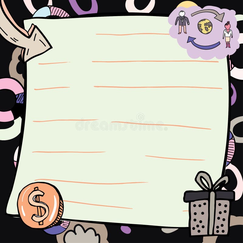 Important Message Written on Note with Gift Drawing. Crutial ...