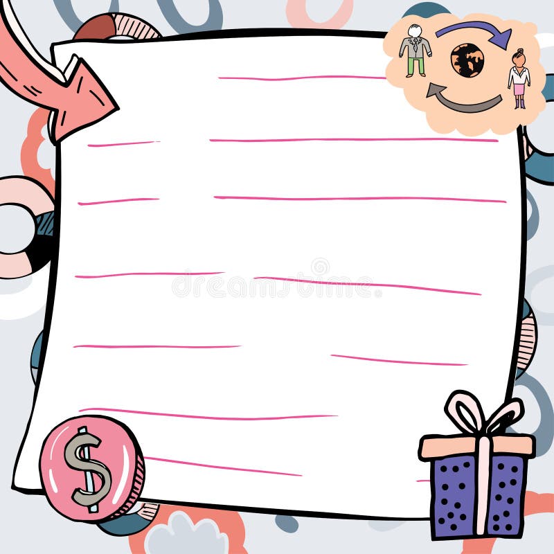 Important Message Written on Note with Gift Drawing. Crutial ...