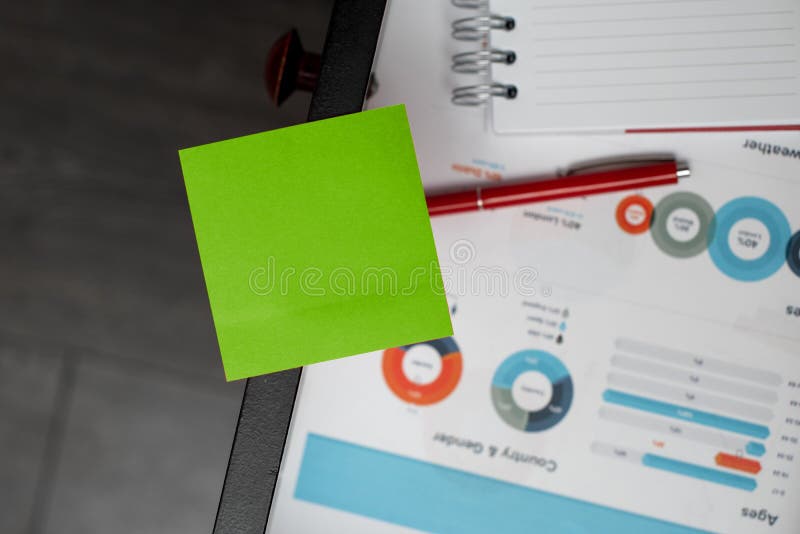 Important Message Written on Piece of Paper. Photo of Different Office ... Important Message Written on Piece of Paper. Photo of Different Office ...