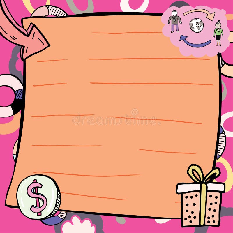 Important Message Written on Note with Gift Drawing. Crutial ...