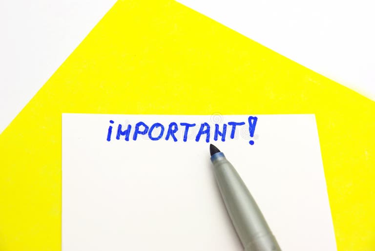Important note! stock image. Image of notes, corporate - 8420457