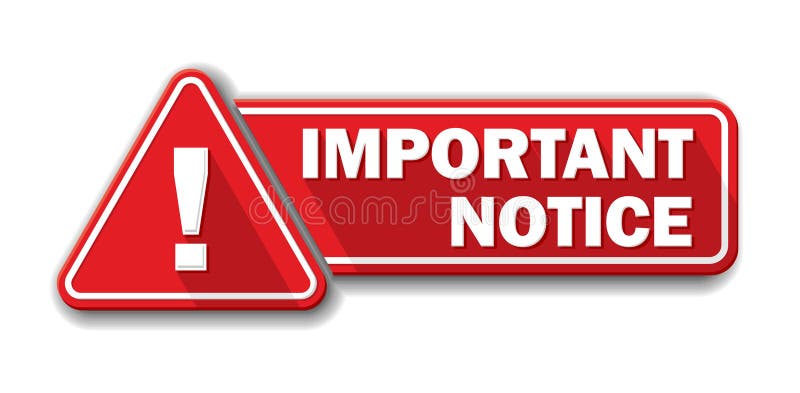 Important Notice Clipart