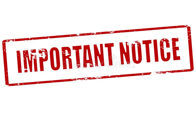 Important notice stock illustration. Illustration of grungy - 92069107