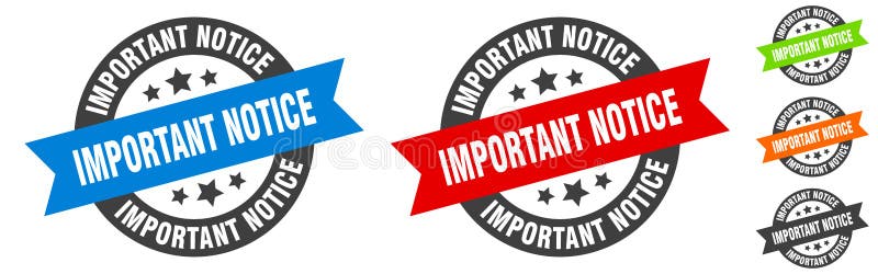 Important Notice Blue Stamp Stock Illustrations – 401 Important Notice ...