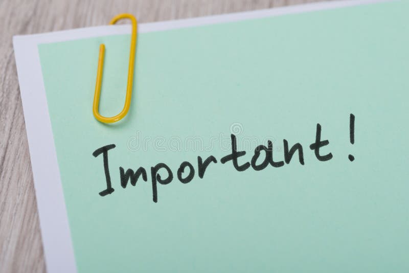 Important note stock image. Image of isolated, paper, circle - 3682309