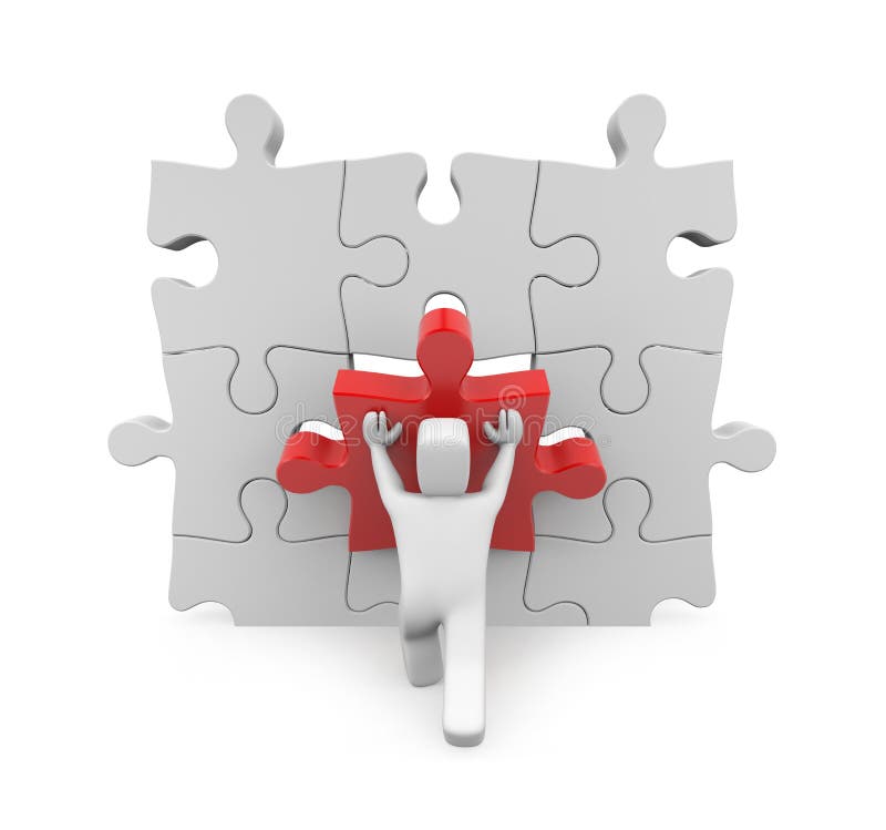 Important Part. 3d Render with Clipping Path Stock Illustration ...