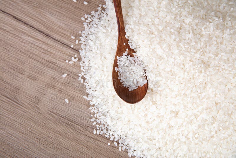 Important Ration Rice on Table Stock Photo - Image of rice, livelihood ...