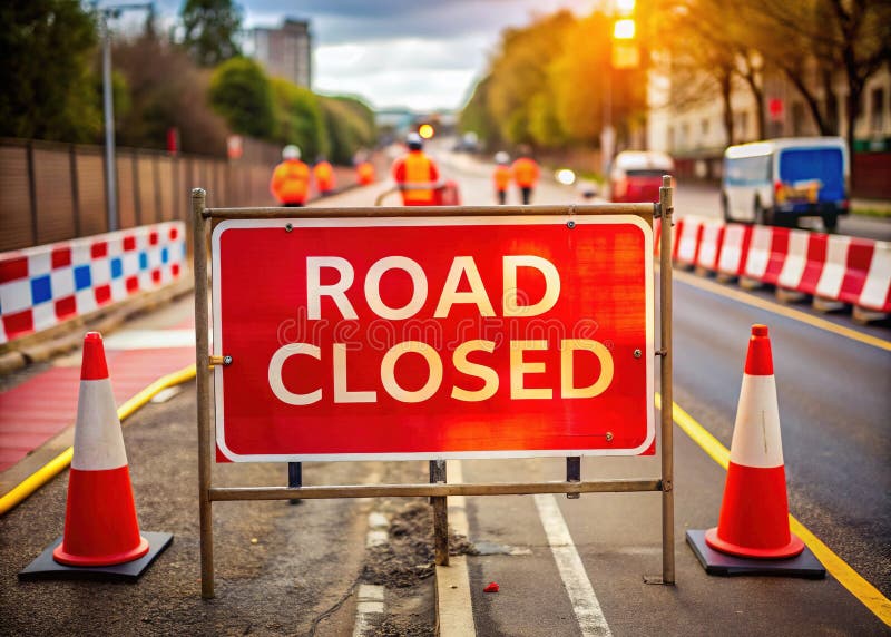 Important Road Closure Stock Illustrations – 6 Important Road Closure ...