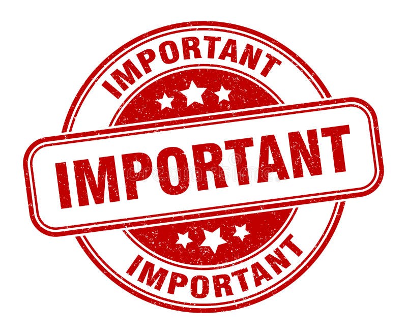 Important stamp stock vector. Illustration of circle - 136895092