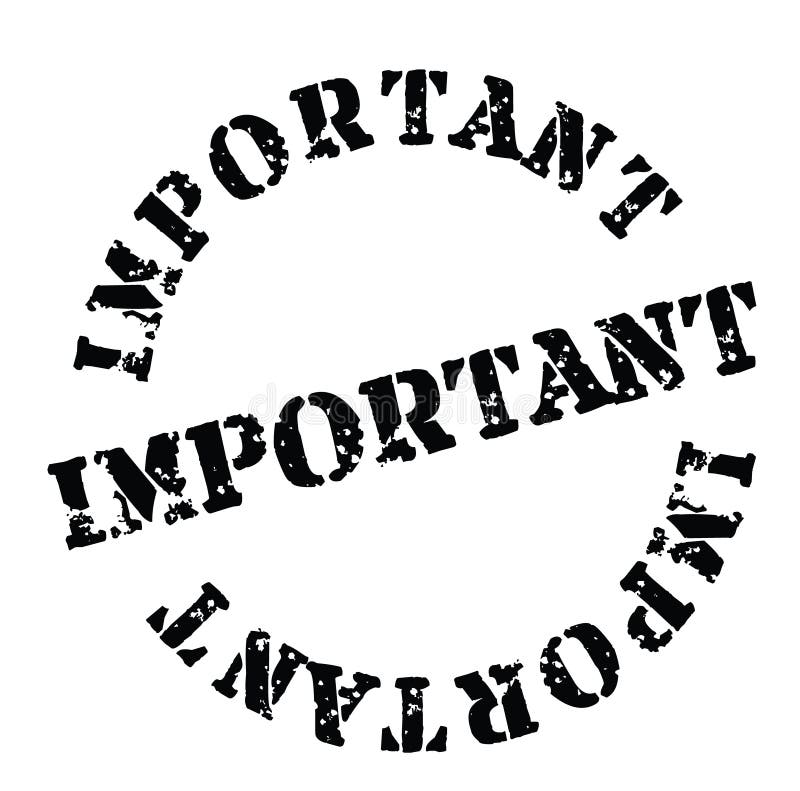 Important Stamp Illustration Stock Vector - Illustration of needed ...