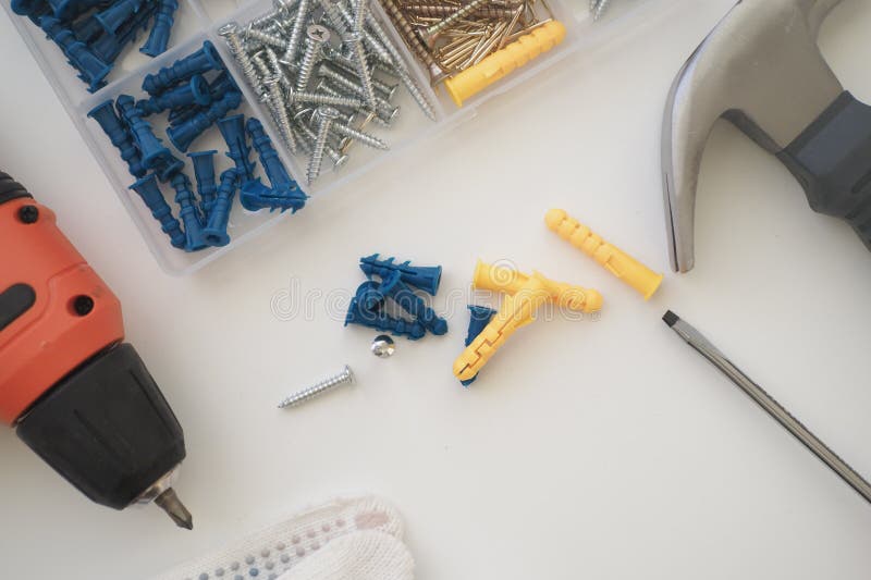 Important Tools and Various Fasteners Essential for DIY Home Projects ...