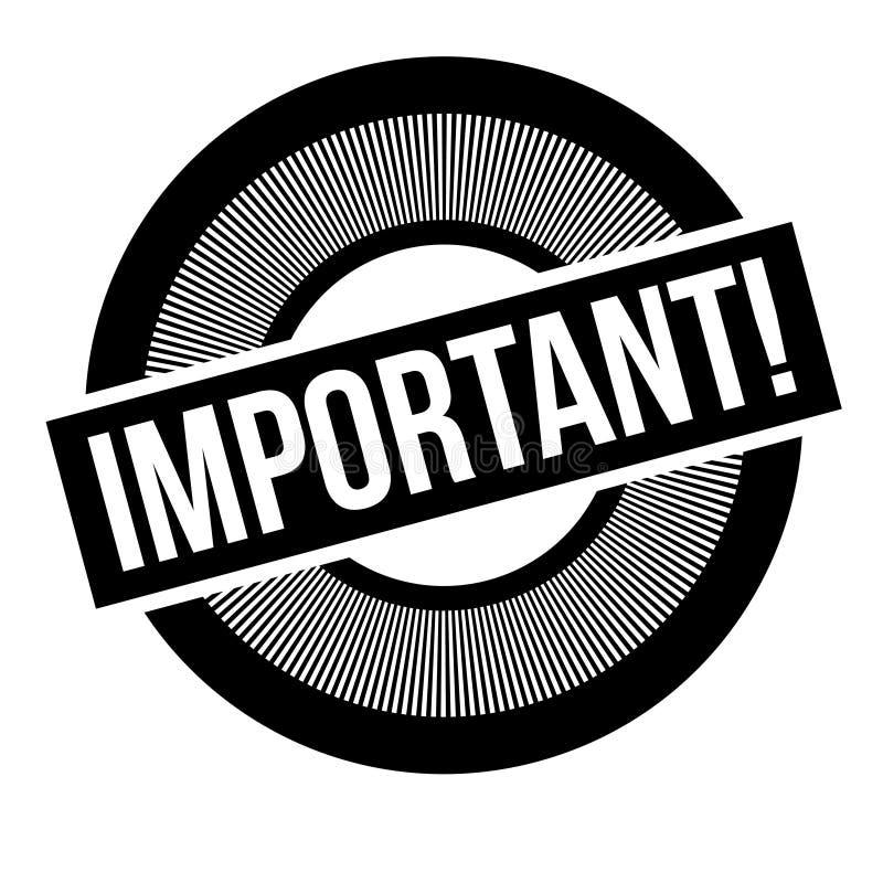 Important Typographic Stamp Stock Vector - Illustration of beat, sharp ...