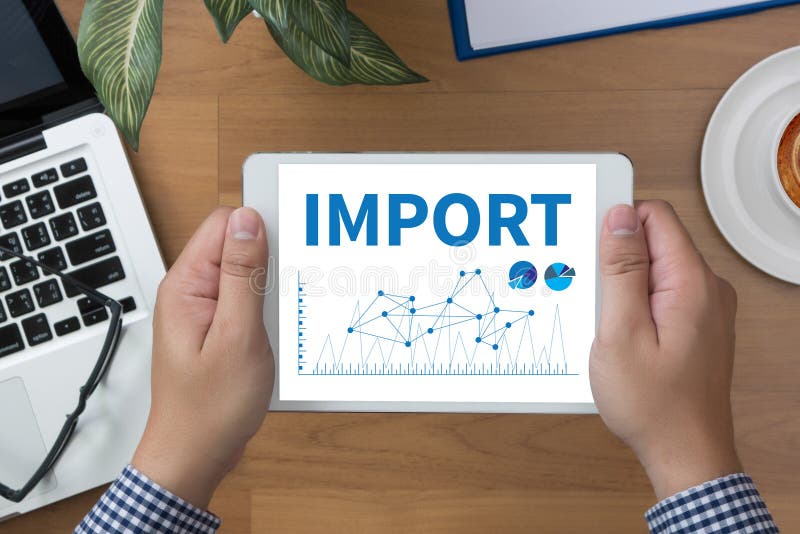 Importazione immagine stock. Immagine di catalogo, carico - 71224849