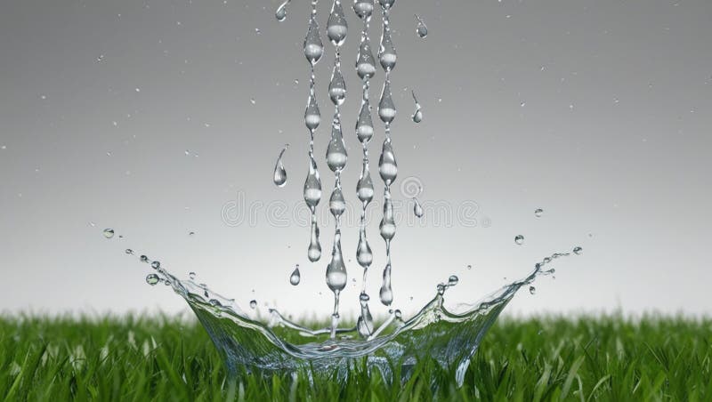 The Importence of Fresh Natural Water Stock Illustration - Illustration ...