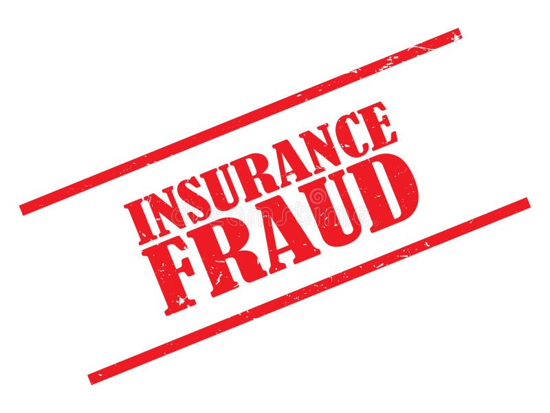 Insurance fraud stamp stock illustration. Illustration of insurance ...