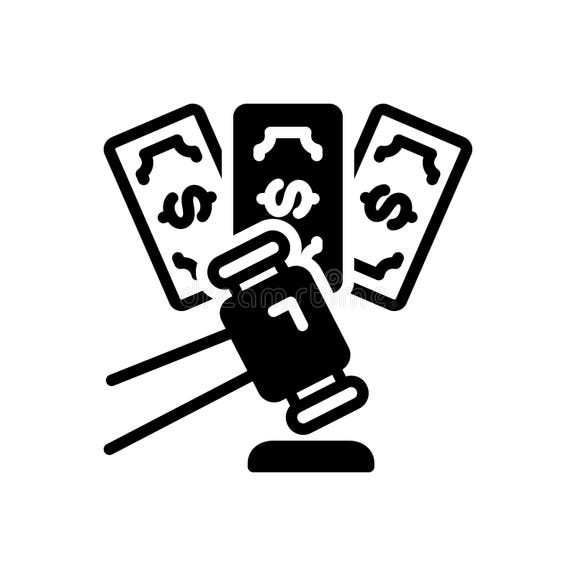 Black Solid Icon for Impose, Inflict and Foist Stock Vector ...