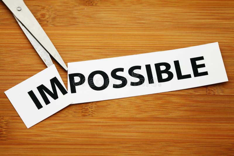 Posible o imposible imagen de archivo. Imagen de imposible - 31293763