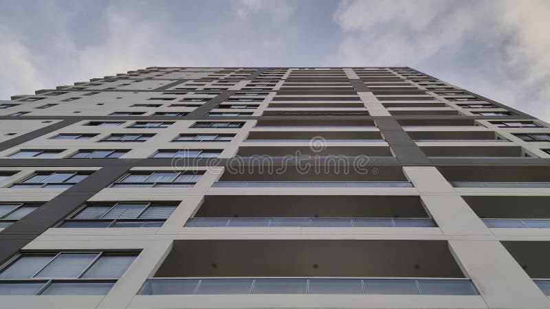 Imposing Building from Below Stock Photo - Image of corporate, built ...