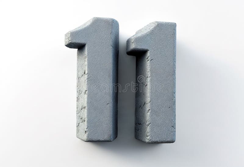 Imposing Concrete Numbers Create a Striking Display of the Number ...