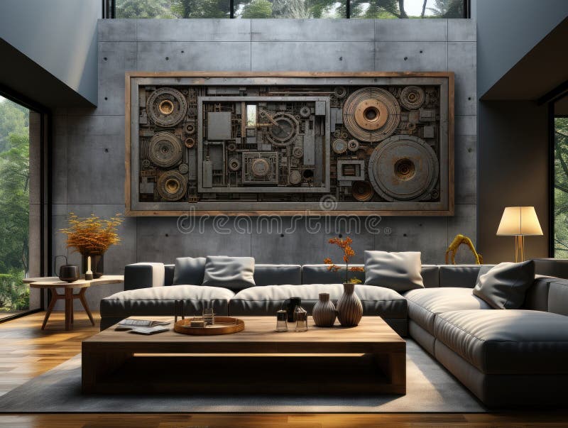 Imposing Craft: Industrial Art. Created with Generative AI Stock ...