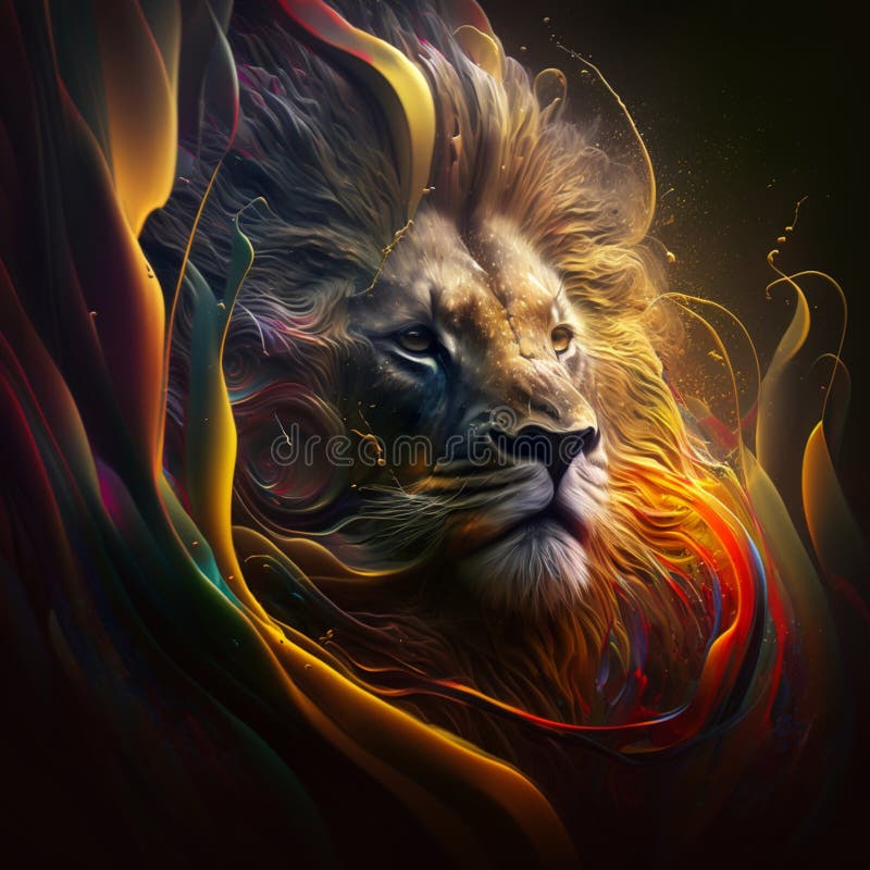 Imposing Lion Stock Illustrations – 237 Imposing Lion Stock ...