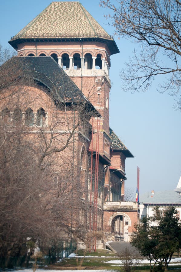 Imposing museum building editorial stock photo. Image of bucharest ...
