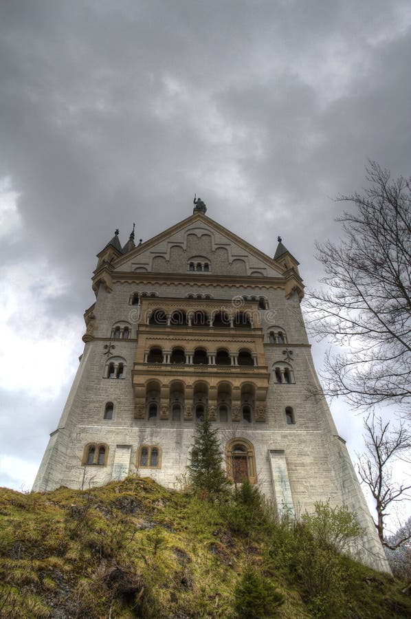 Imposing Newschwander Castle Stock Image - Image of fort, architecture ...