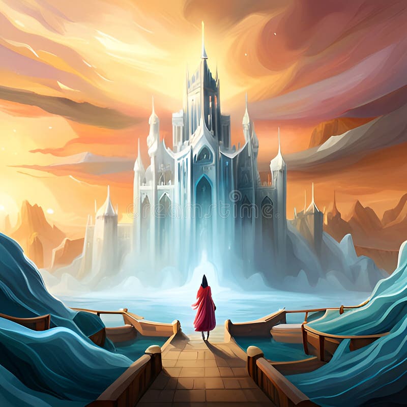 Imposing and Ornate Fantasy Castle, Fantastically Huge Ice Cream ...