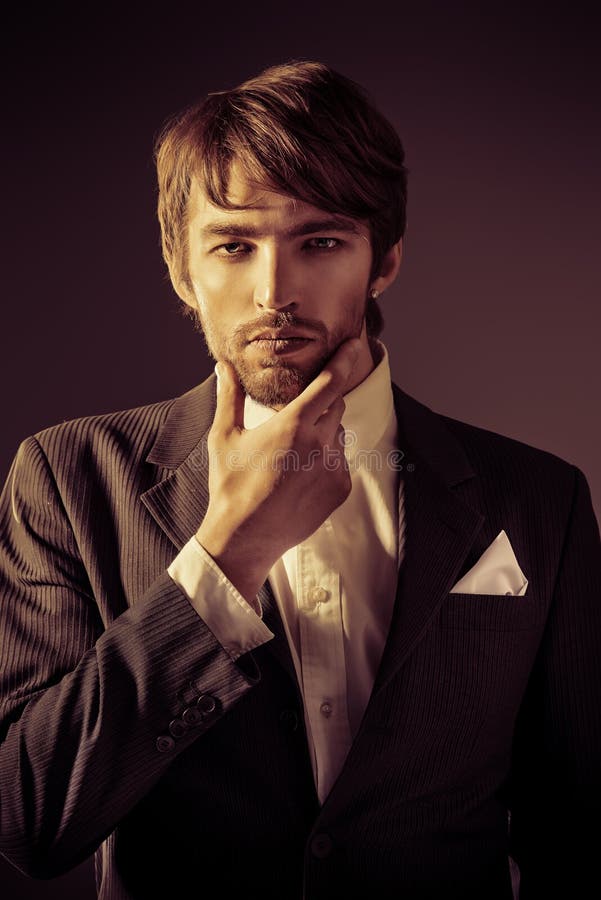 Imposing stock photo. Image of business, dark, caucasian - 41682568