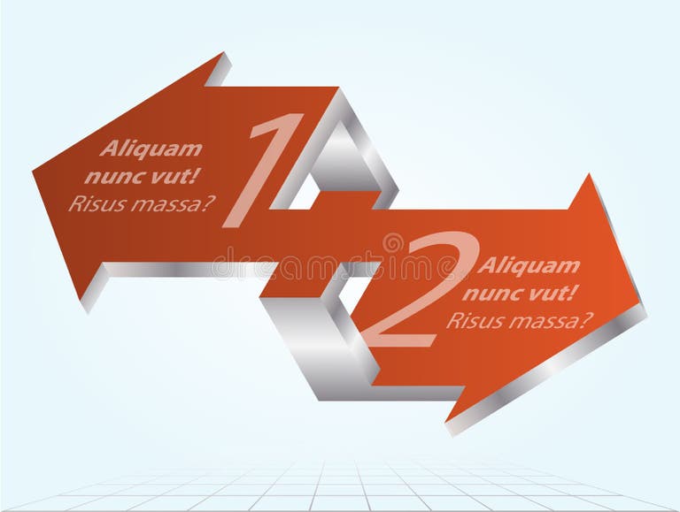 Impossible Arrows Vector Illustration. Stock Vector - Illustration of ...