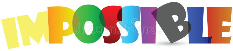 Impossible stock illustration. Illustration of price - 140565684