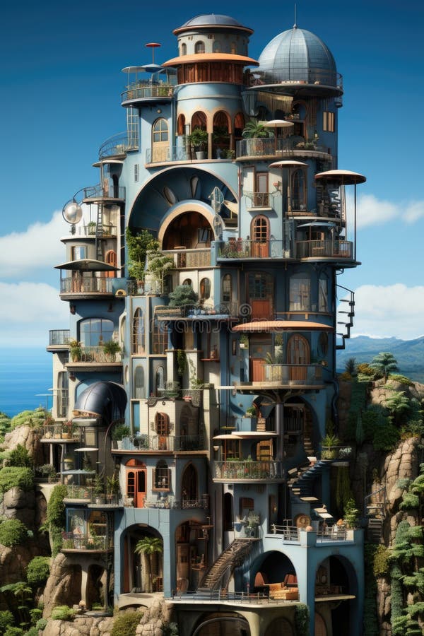 Impossible House Stock Illustrations – 487 Impossible House Stock ...