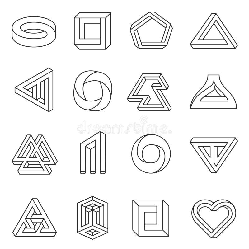 Impossible Shape Stock Illustrations – 6,122 Impossible Shape Stock ...