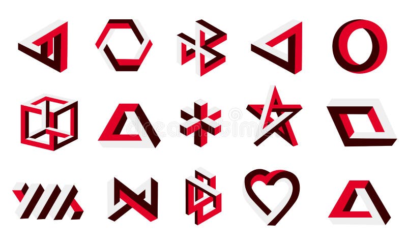 Optical Illusion Symbols Stock Illustrations – 290 Optical Illusion ...