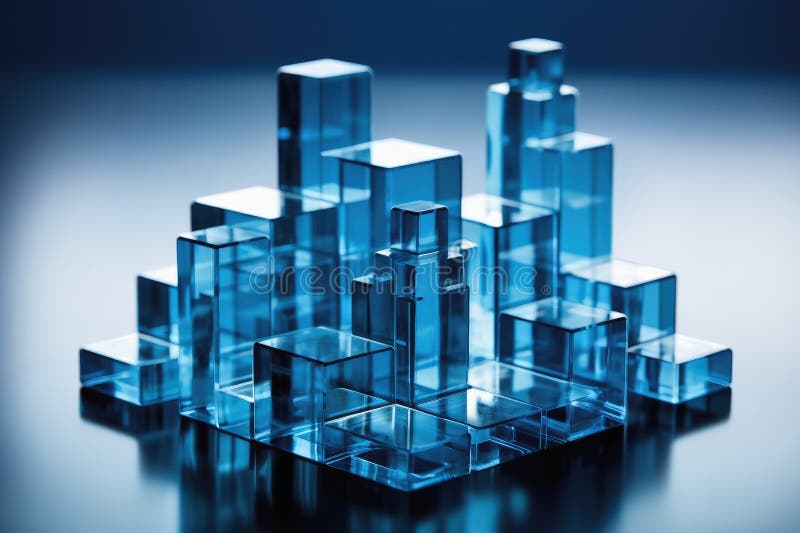 An Impossible Geometric Puzzle Made of Glass Created with Generative AI ...