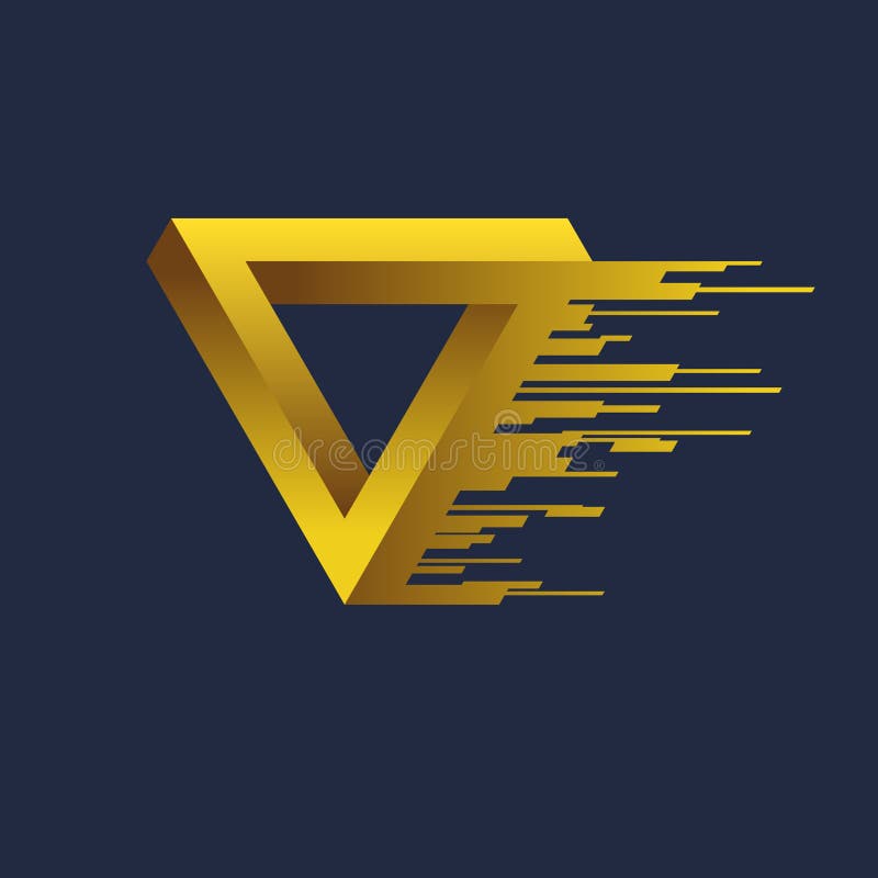 Isometric Impossible Penrose Triangle Stock Illustrations – 92 ...