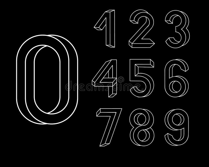 Impossible Geometry Letters. Impossible Shape Font. Low Poly 3d ...