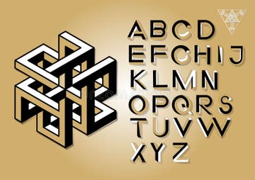 Optical Illusion Letters Stock Illustrations – 387 Optical Illusion ...