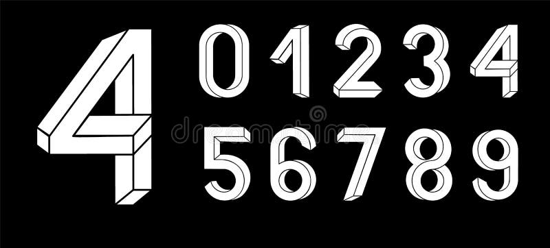 Impossible Geometry Font Stock Illustrations – 370 Impossible Geometry ...