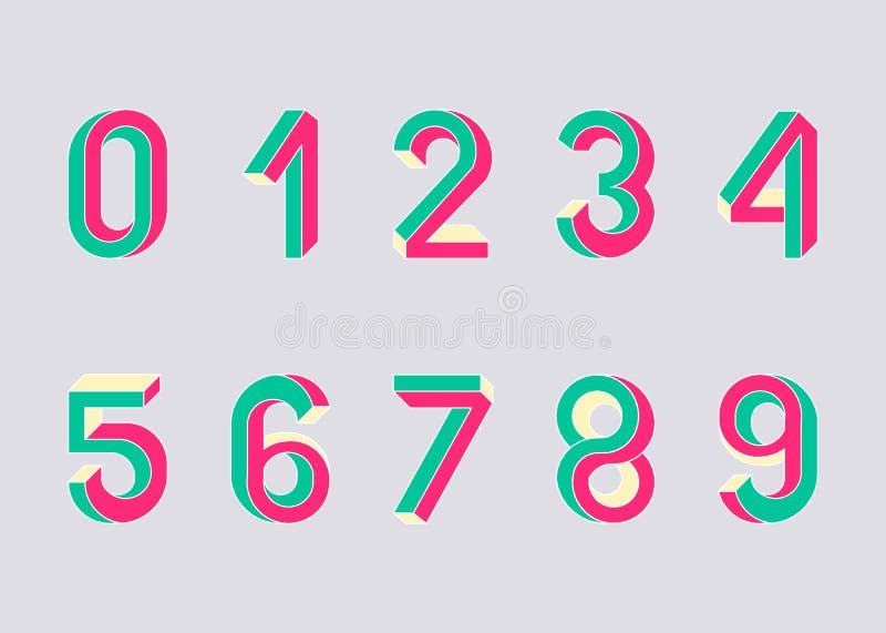 Funky Numbers Stock Illustrations – 2,226 Funky Numbers Stock ...