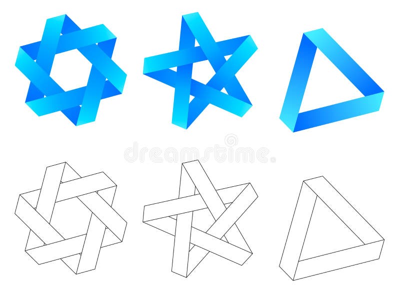 Impossible Triangle Infinite Stock Illustrations – 686 Impossible Triangle Infinite Stock ...