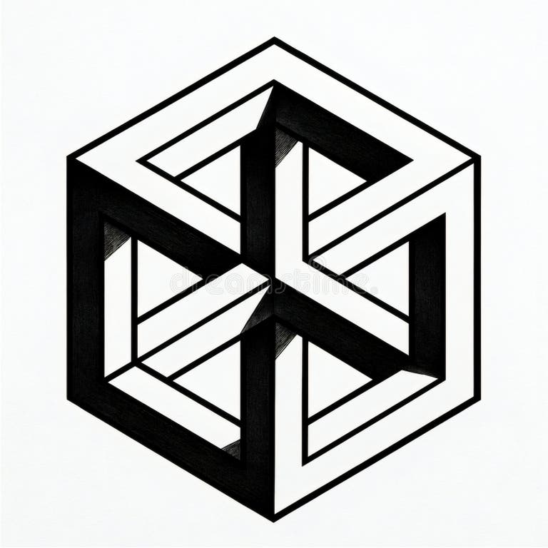 Black White Escher Stock Illustrations – 1,317 Black White Escher Stock ...