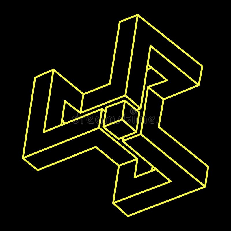 Paradox Geometry Line Figures Stock Illustrations – 698 Paradox ...