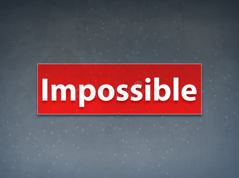 Impossible Red Banner Abstract Background Stock Illustration ...