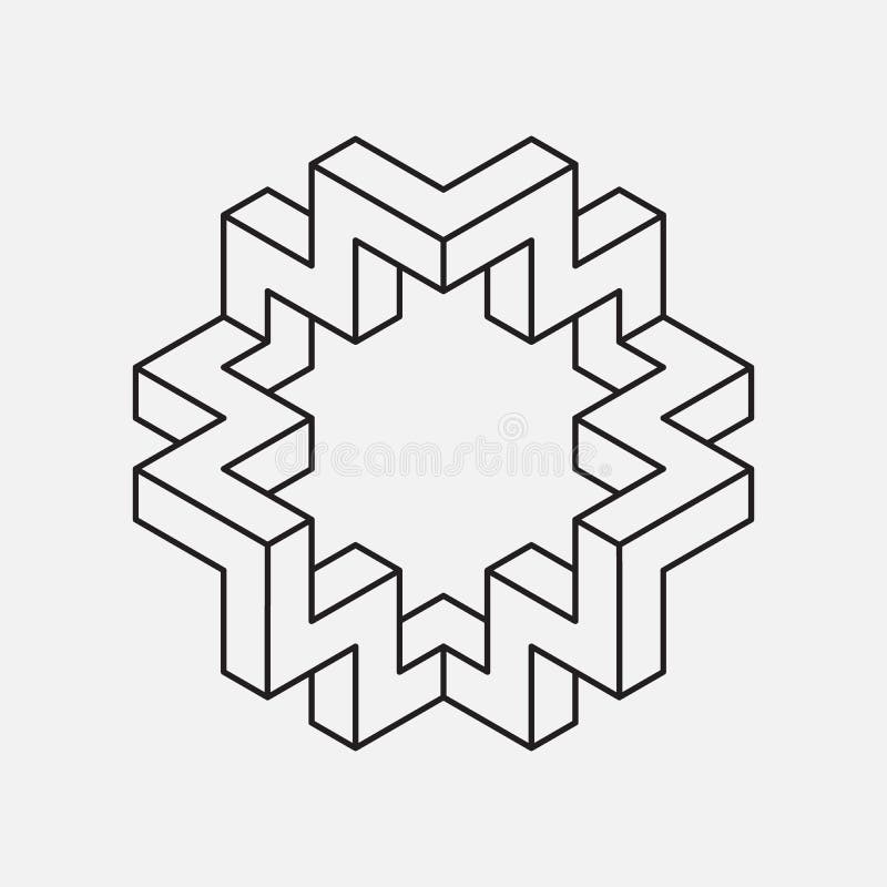 Impossible Shape, Star Shape Stock Vector - Illustration of icon, sign ...