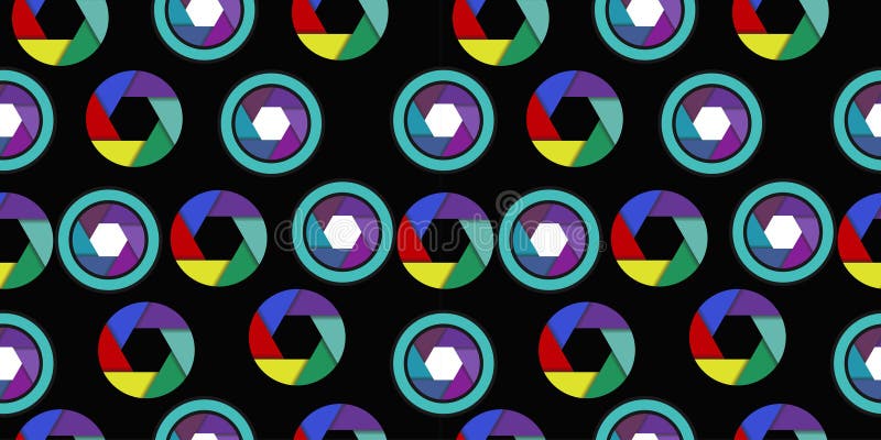 Colorful Impossible Geometric Object Made of Three Rectangles. Optical ...