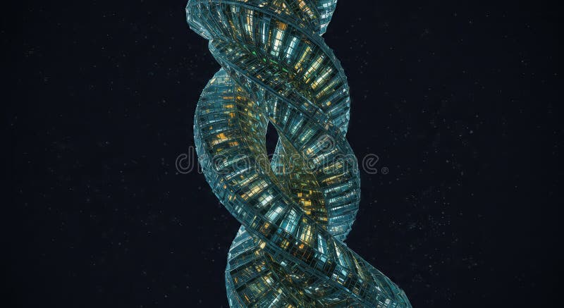 Impossible Skyscraper Building Twisted DNA Double Helix Architecture ...