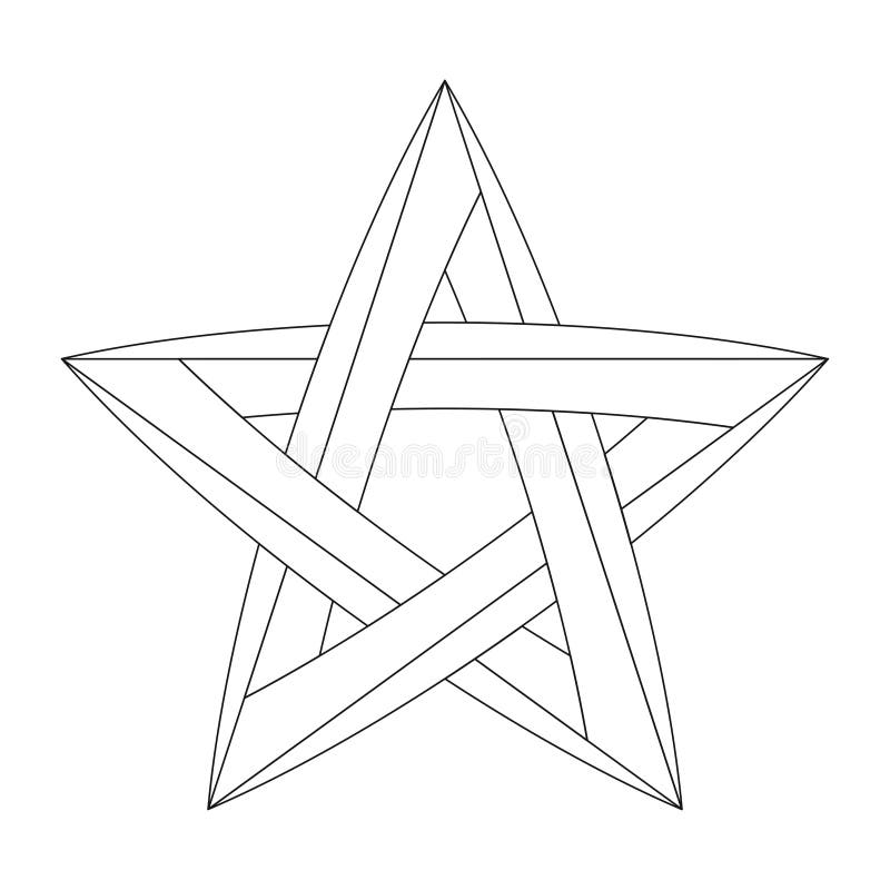 Impossible Star for Your Project. Icon or Logo Stock Illustration ...
