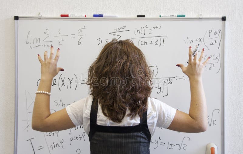 Impregnable mathematics stock image. Image of education - 15692887